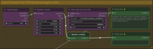 ComfyUI load prompts from text file workflow | Andrés Zsögön
